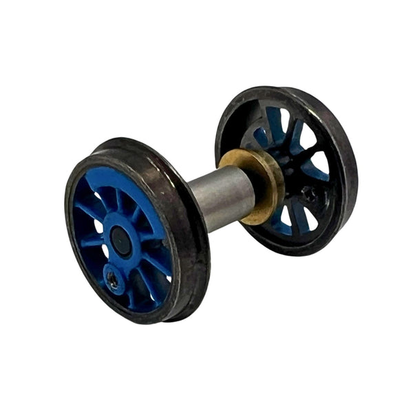 4S-024-WLB 00 gauge spares H L 040 wheelset light blue- R– Dapol