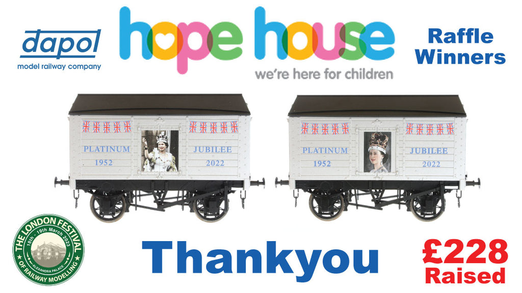 Thank you Ally Pally London Festival Of Railway Modelling– Dapol