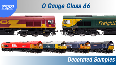 O Gauge Class 66 Update - Decorated Samples– Dapol