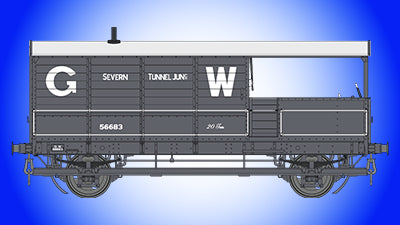 O Gauge GWR Toad Brake Van Artworks– Dapol