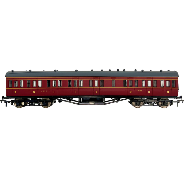 4P-010-101 OO Gauge 57ft Stanier Non-Corr Composite 19180 LMS Lined Ma ...
