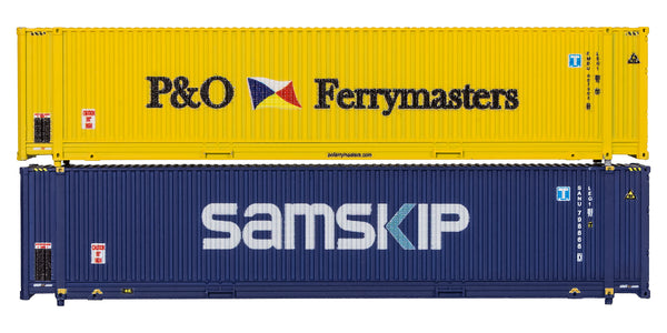 2F-028-014 N Gauge 45 Ft Container Malcolm Logistics 450012 2 & 450049 ...