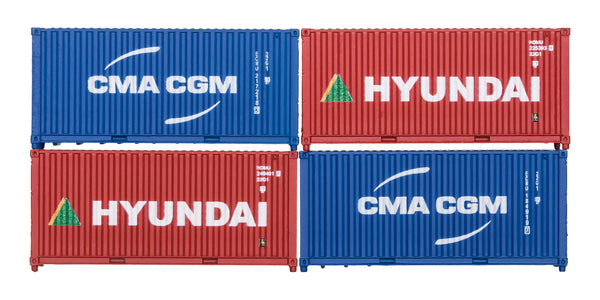 2F-028-014 N Gauge 45 Ft Container Malcolm Logistics 450012 2 & 450049 ...