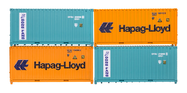 2F-028-014 N Gauge 45 Ft Container Malcolm Logistics 450012 2 & 450049 ...