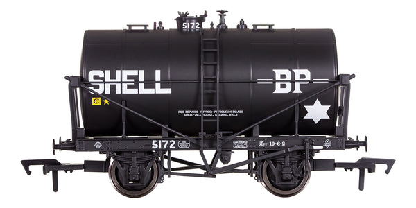 4F-059-001 14T Tank Wagon Class B Shell - BP Black 5172– Dapol