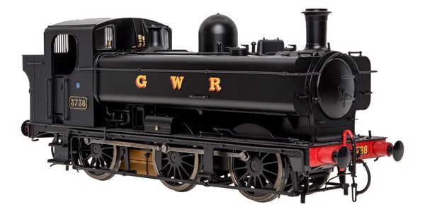 7S-007-019 O Gauge Class 87xx Pannier GWR Black 3738– Dapol