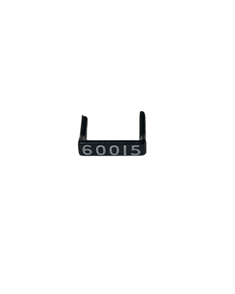 BL-001-SBNP3 00 Gauge Spares BL A4 - Smoke Box Number Plate 3, 60015– Dapol