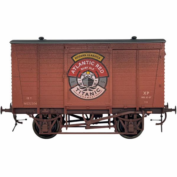 7F-065-005W LMS Standard 12T Van Titanic Atlantic Red Weathered– Dapol