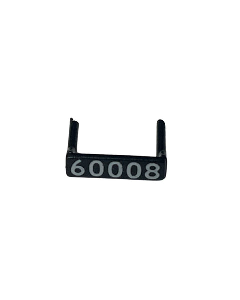 BL-001-SBNP 00 Gauge Spares BL A4 - Smoke Box Number Plate, 60008– Dapol